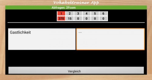 Vokabeltrainer App für eigene Vokabeln für Android